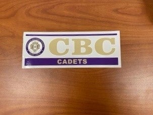 Decal - CBC Cadets Crest Static Cling - inside or outside placement ...
